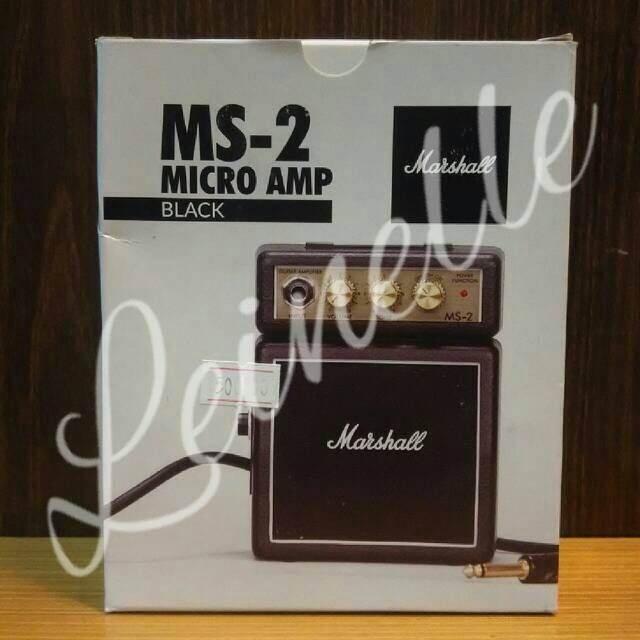 Marshall MS-2 Micro Guitar Amplifier Mini Amp Ampli Gitar Kecil ...