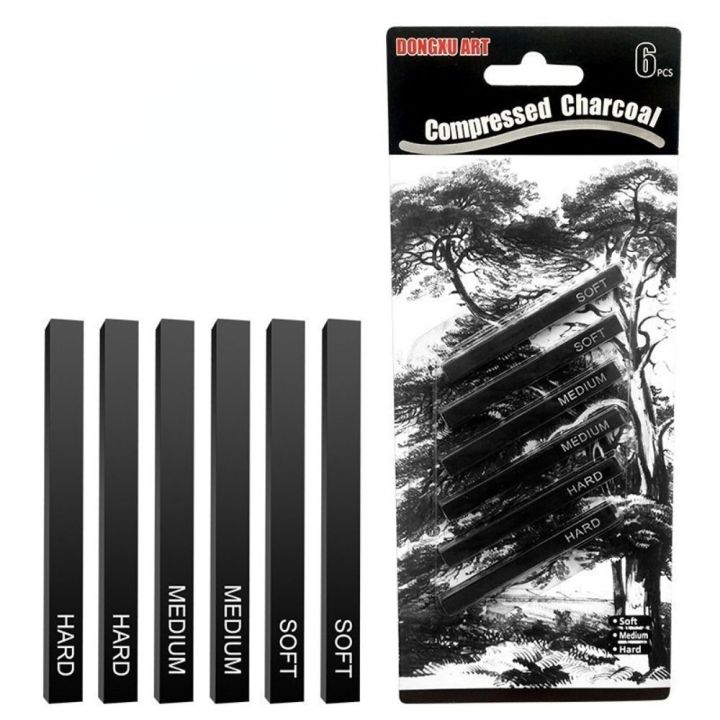 HIV00 6pcs/Set 2B 4B 6B Graffiti Artist Students Sketch Art Supplies ...