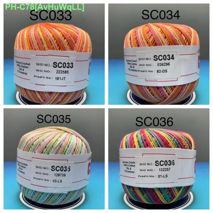Cannon 100 mercerized cotton crochet thread | Lazada PH