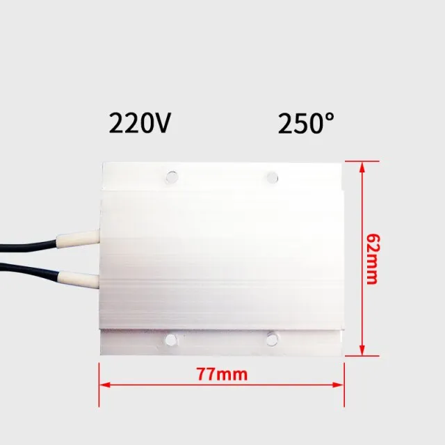 PTC Heating Element 12V 24V 110V 220V Constant Temperature Thermistor Air Heating Sensor ...