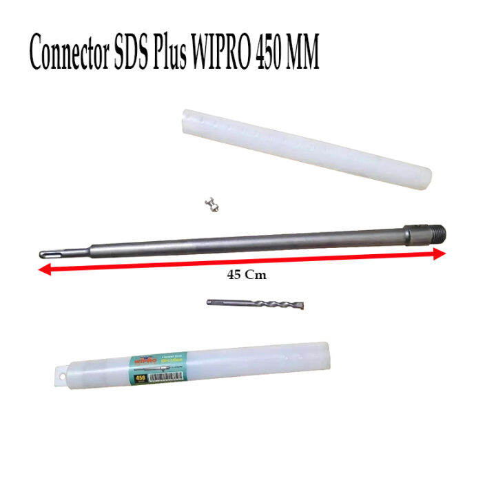 Konektor AS SDS Plus 450mm Connector Wipro 45 Cm / Sambungan Holow ...