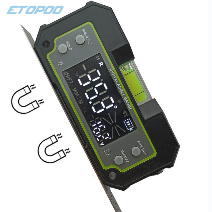 4*90° Bluetooth Digital Level Dual-axis Electronic Goniometer Level ...