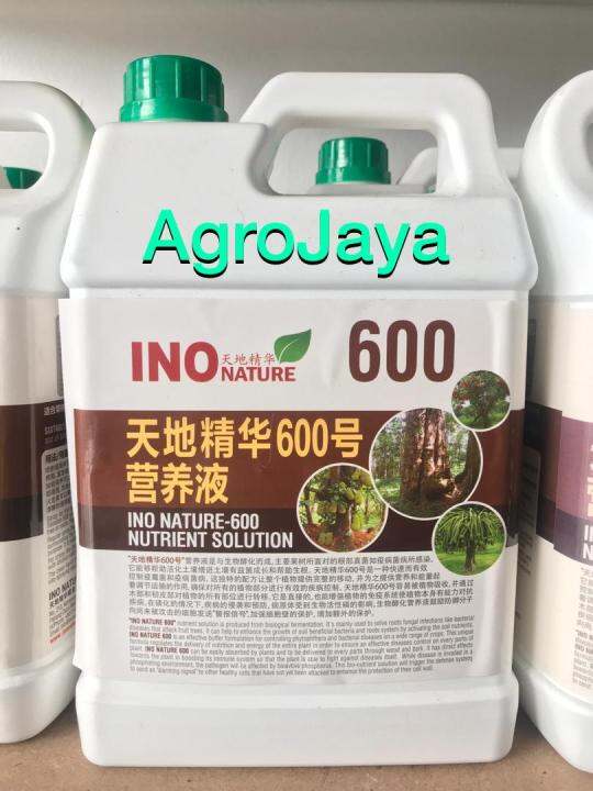 Foliar INO 600 Nutrient Solution 4 liter ( rawatan kanker batang / akar ...