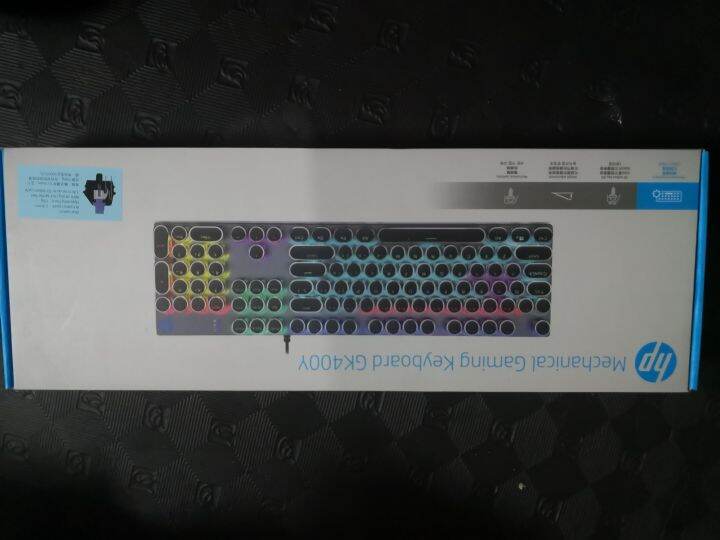 HP GK400Y RAINBOW LED MECHANICAL GAMING KEYBOARD | | Lazada PH