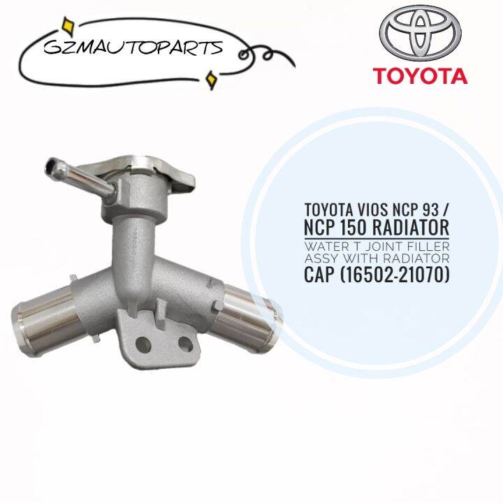 TOYOTA VIOS NCP 93 / NCP 150 RADIATOR WATER T JOINT FILLER ASSY WITH ...