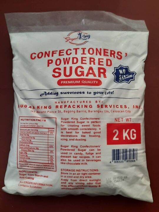 Sugar King Confectioner Sugar (Powdered Sugar) 1kg/2kgs | Lazada PH