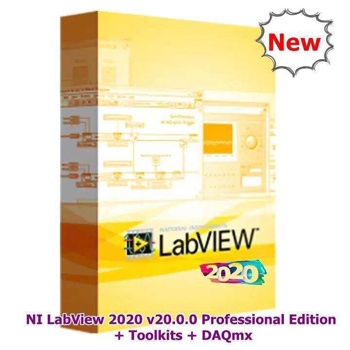 NI LabView 2020 v20.0.0 Professional Edition + Toolkits + DAQmx ตัวถาวร ...