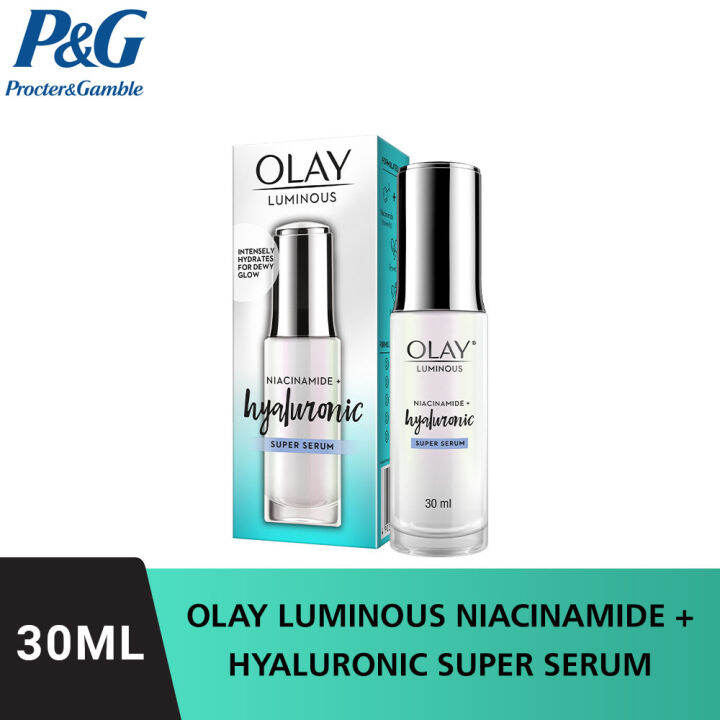Olay Luminous Niacinamide + Hyaluronic Super Serum 30ml | Lazada