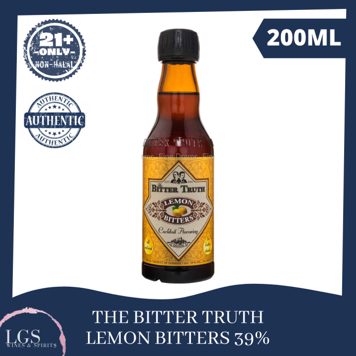 THE BITTER TRUTH LEMON BITTERS 39% | Lazada