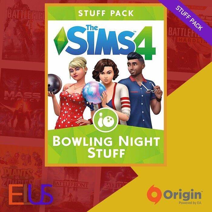 The Sims 4 Bowling Night Original Origin - STUFF PACK (PC - MAC ...