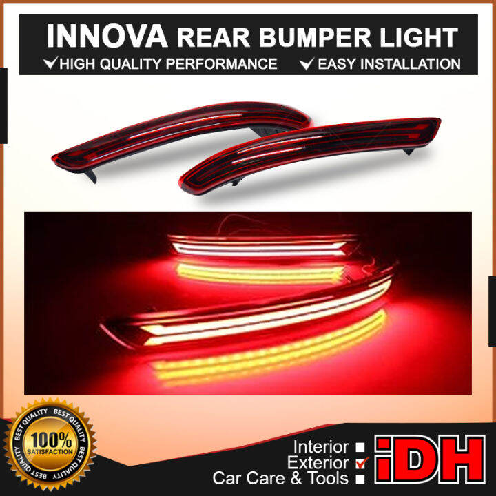 Toyota Innova Rear Bumper Light 2016 - 2020 [ RBL ] Red LED Reflector ...