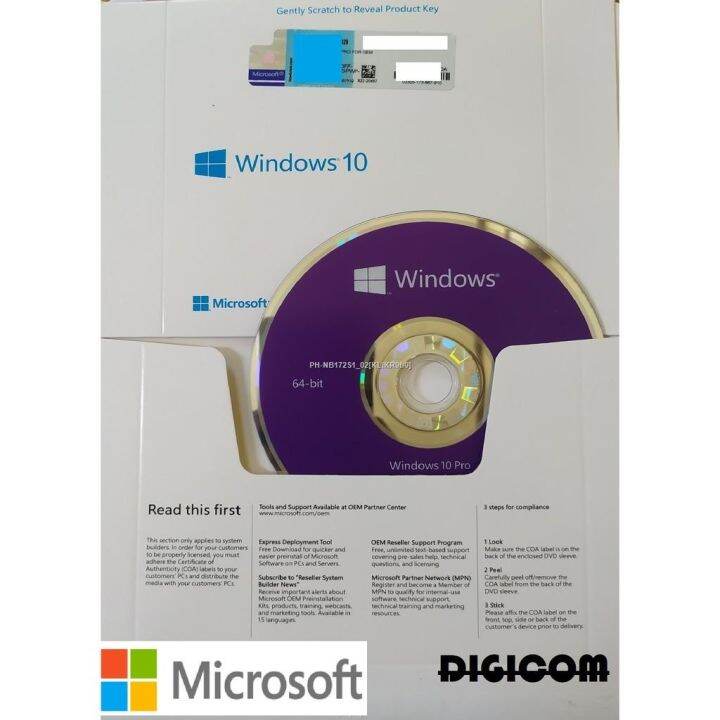 Windows 10 pro 64bit MICROSOFT OS | Lazada PH