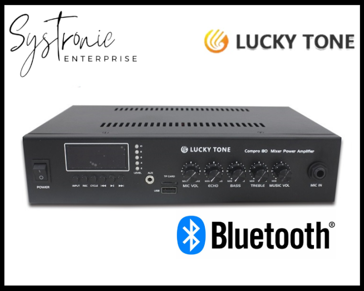 Lucky Tone COMPRO-80 Compact Public Address Amplifier | Lazada