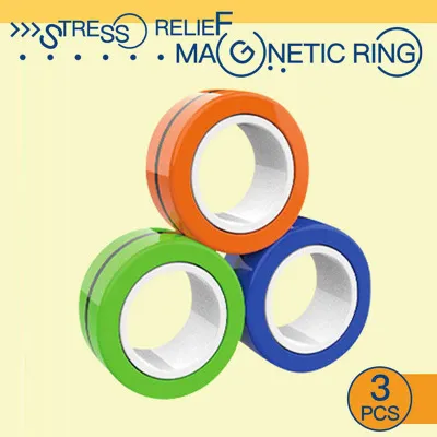 Magnetic ring วงแหวนแม่เหล็ก สุดฟิน ฟิตเจ็ต Magic Tricks Strong ...