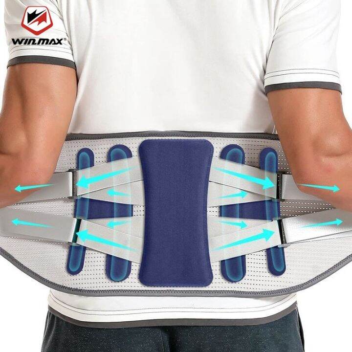 Winmax Lower Back Brace Women Men Lumbar Support Belt with 4 Support ...
