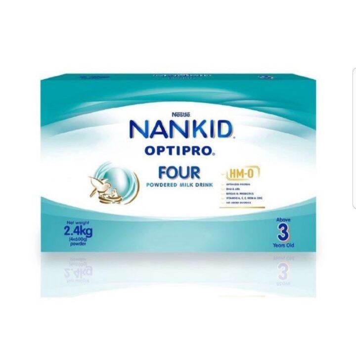 New Nestle NanKid Optipro Four 2.4kg Formula Powder Milk Drink Nan Kid ...