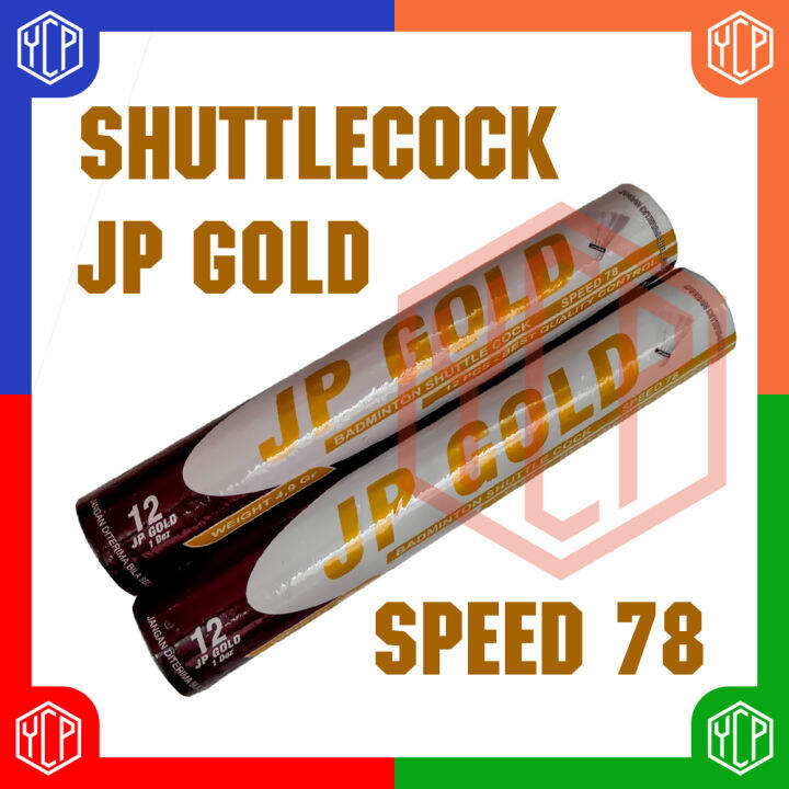 JP GOLD ShutterCock Bulu Tangkis / JP GOLD Kok Badminton / Shuttelcok ...
