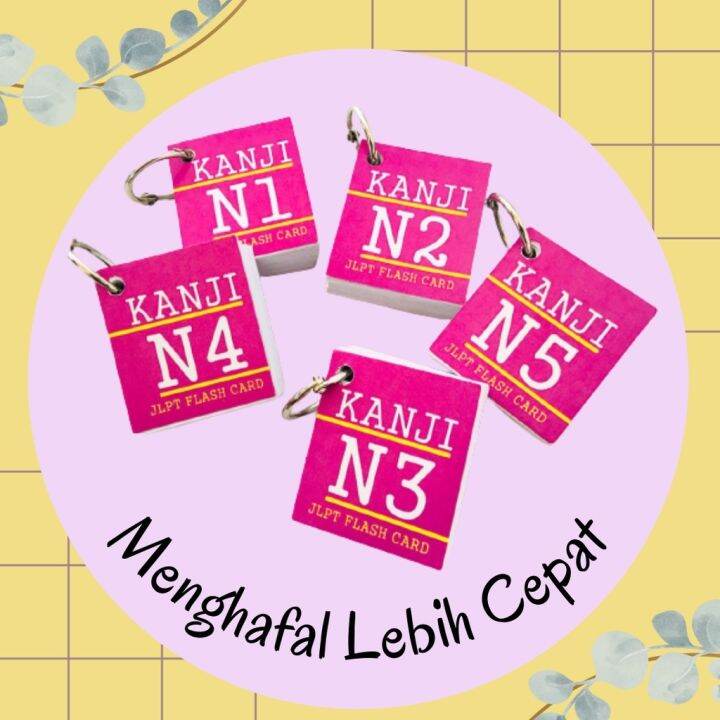 [COD]uanak3 Flash CARD KANJI CARD JLPT N5 N4 N3 N2 N1 /NAT-TES/J.TEST ...