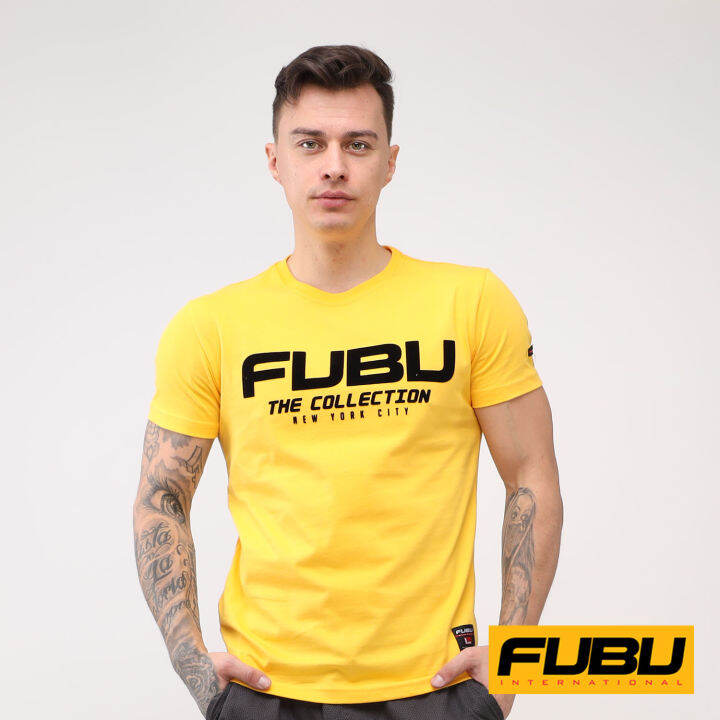 Fubu Round Neck Muscle Fit FBT01B-2788 (S.Yellow) | Lazada PH