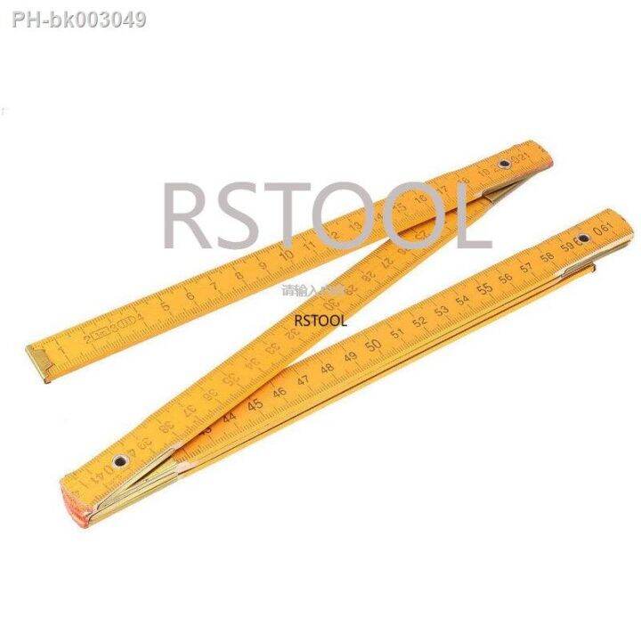 Portable Carpenter Wooden Folding Ruler 100cm | Lazada PH
