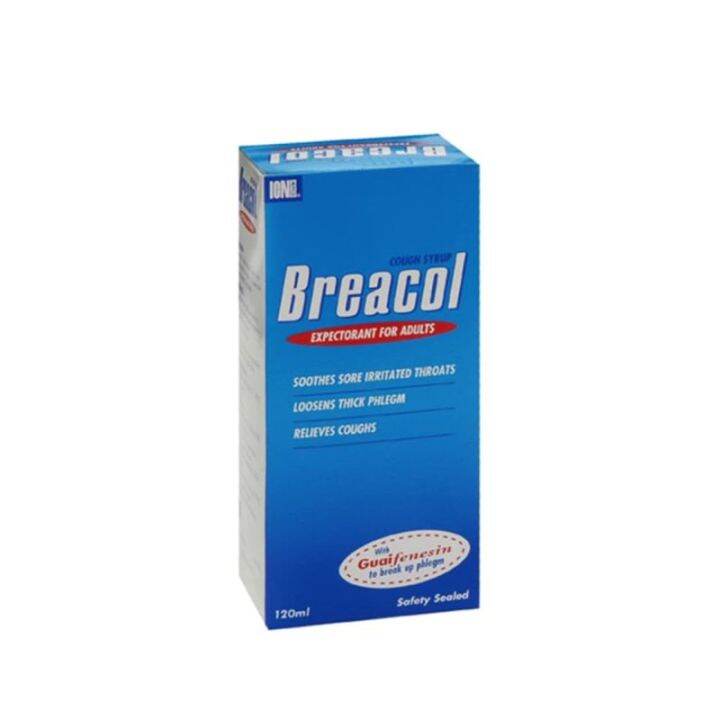 BREACOL ADULT 120ML helps soothe sore irritated throats, loosens thick ...