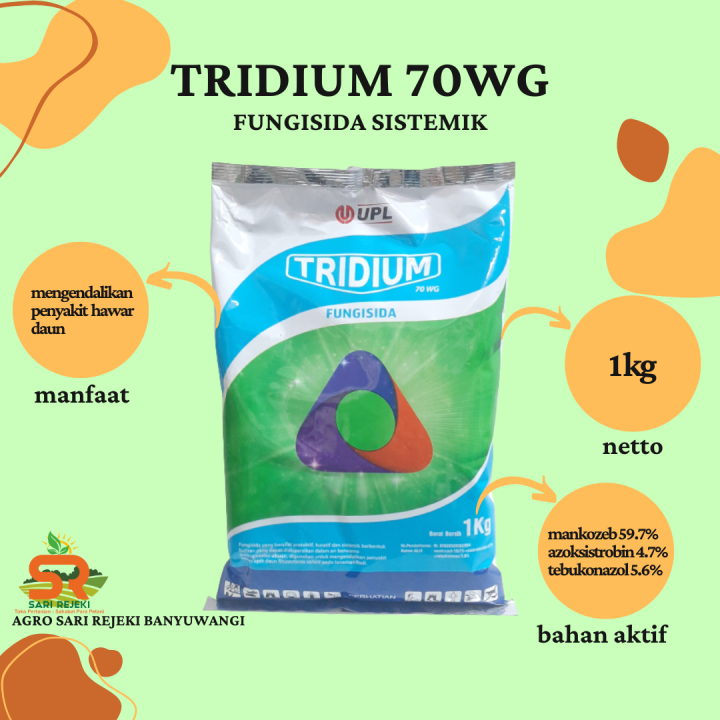 TRIDIUM 70WG 1KG FUNGISIDA SISTEMIK | Lazada Indonesia