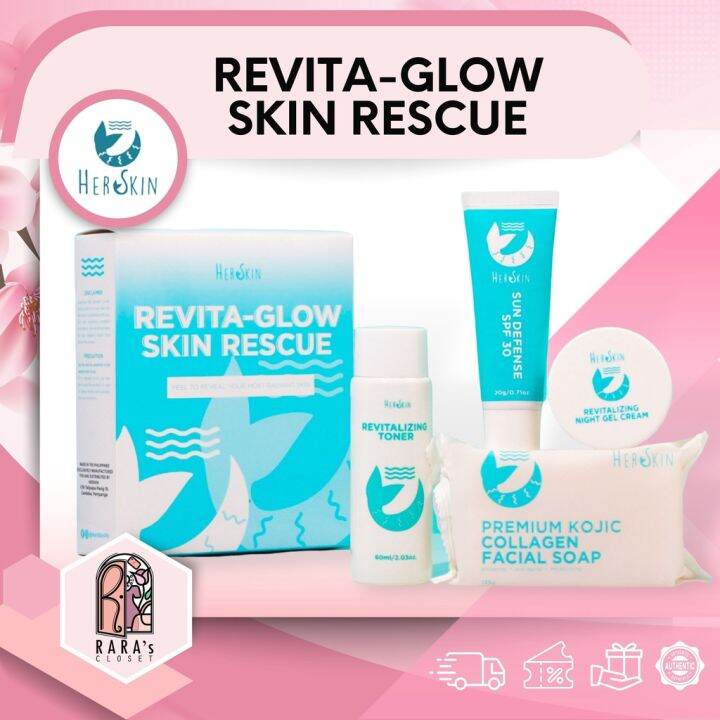 HerSkin RevitaGlow Skin Rescue Kit Her Skin Revita-glow by Kath ...