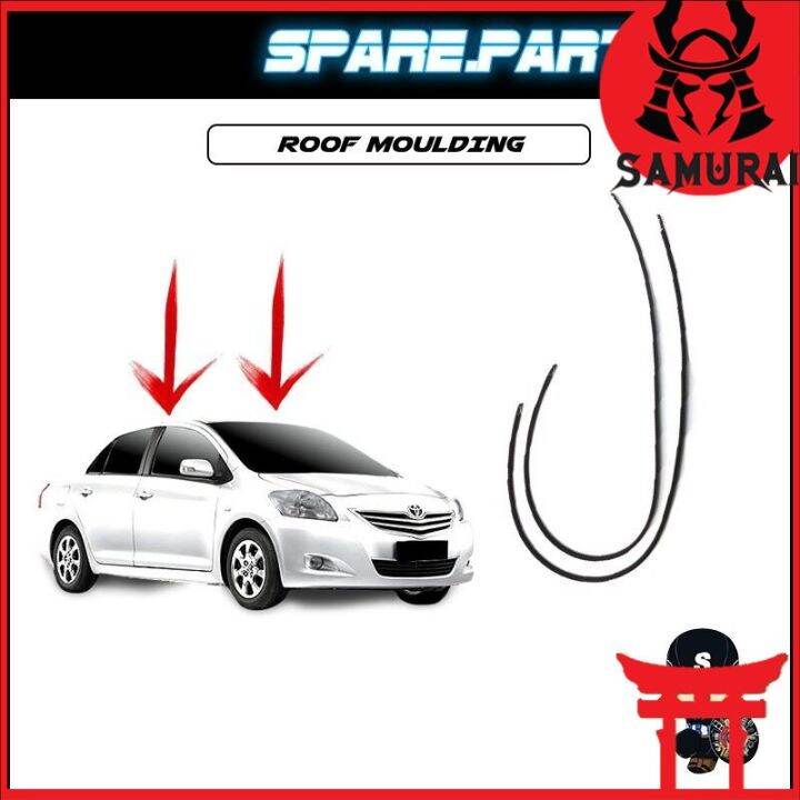 Original TOYOTA VIOS NCP93 ROOF MOULDING RUBBER | Lazada