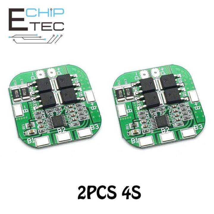 2PCS 4S 14.8V / 16.8V 20A Peak Li-ion BMS PCM Battery Protection Board BMS PCM For Lithium ...