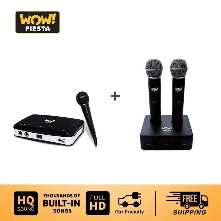 WOW! Fiesta Melody 10 Plus WF280HD NEW Portable Videoke with MORE built ...
