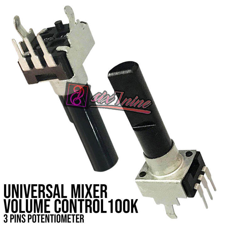 UNIVERSAL MIXER 3 PINS VOLUME CONTROL 100K POTENTIOMETER | Lazada PH