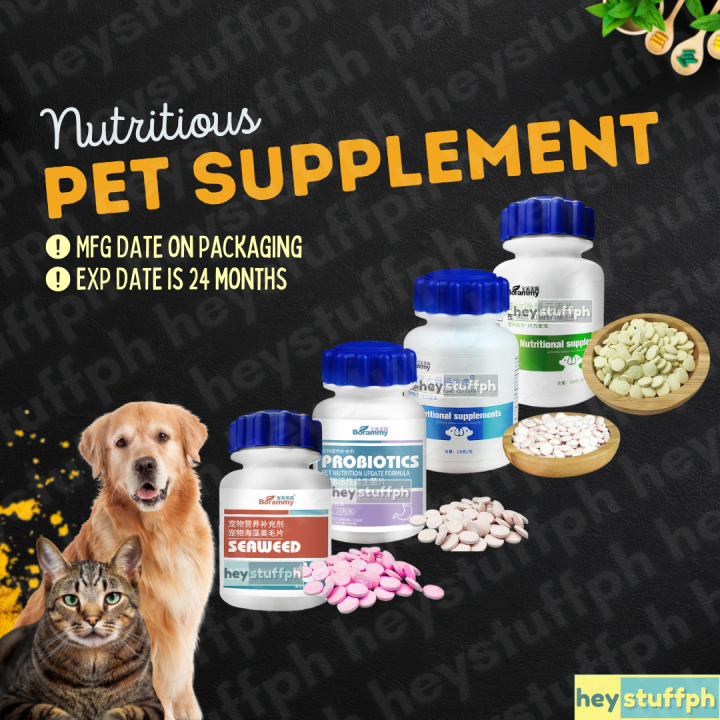 [heystuffph] Pet Supplement Multivitamin Probiotics Calcium Trace ...