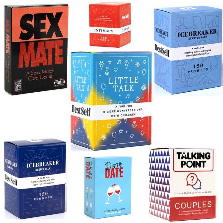 Conversation Starter Icebreaker Deeper Talk Deck By Bestself Card Game ...