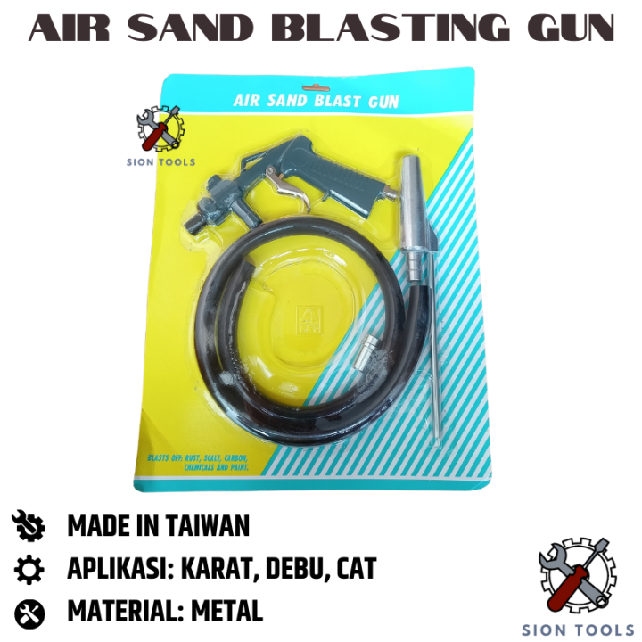 GUN SPRAYER SPRAY PASIR AIR SAND BLASTING BLASTER GUN MADE IN TAIWAN ...