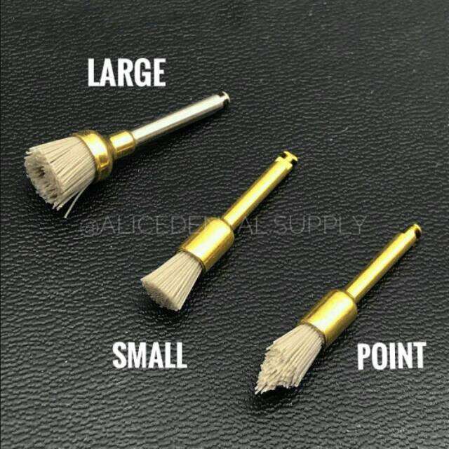 Dental astro brush high glossy bur polishing astrobrush burs poles gigi ...