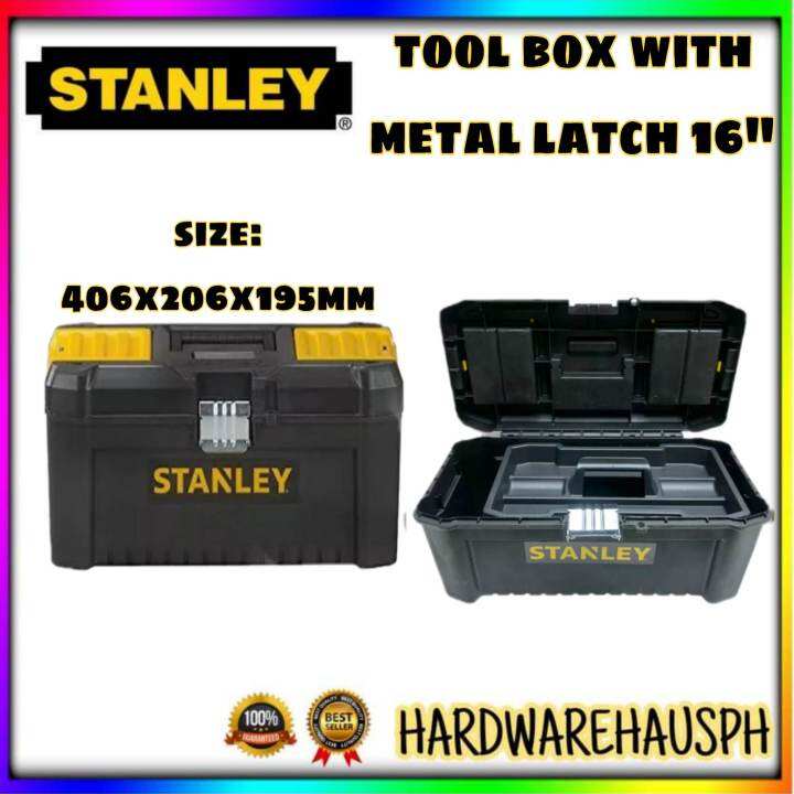 STANLEY Tool Box 16" With Metal Latch | Lazada PH