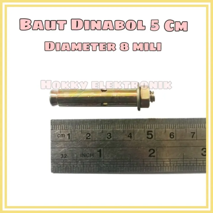 Baut Dinabol 5 cm Untuk pemasangan di dinding | Lazada Indonesia