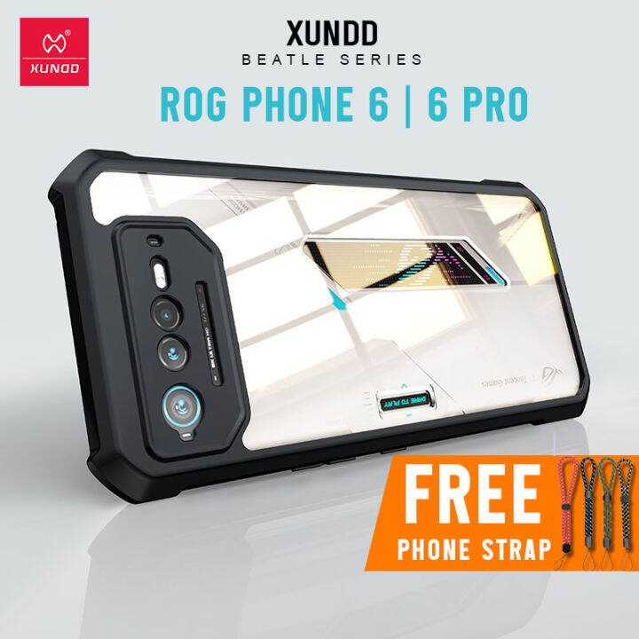 Xundd [ORIGINAL] Beatle Clear Hybrid Shock Proof Armor Case for Asus ROG Phone 6 / ROG Phone 6 ...