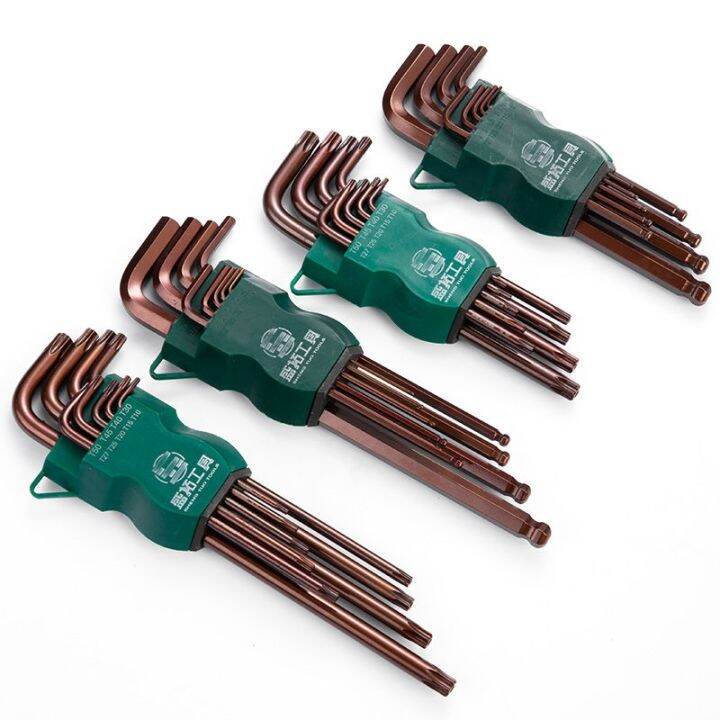 Universal socket head screwdriver set ShengTa Allen key individual six ...