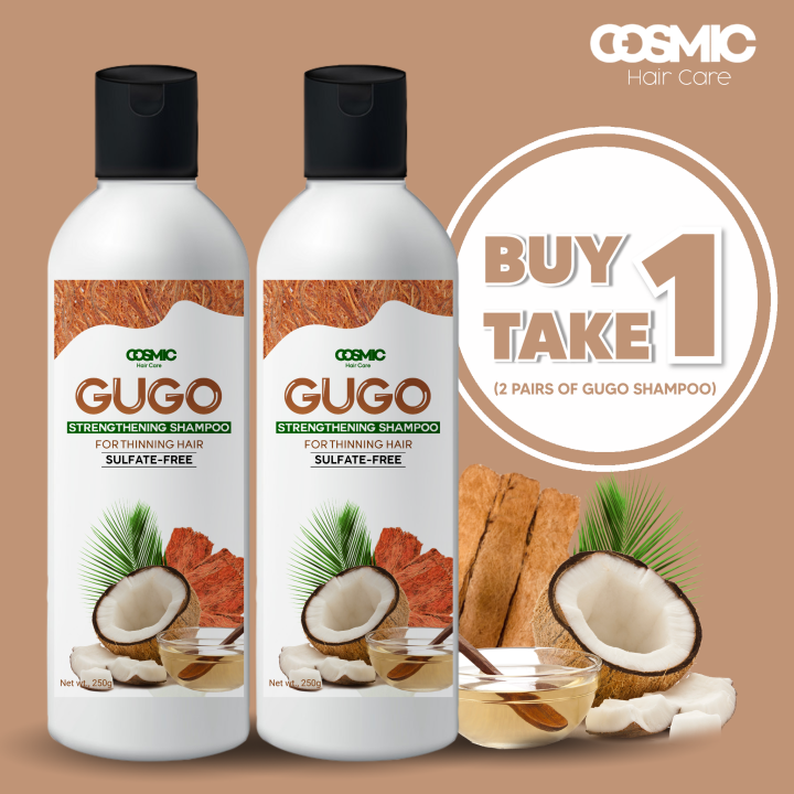 🥰 Buy 1 Take 1 Original COSMIC Gugo Shampoo 250ml hair care Premium ...