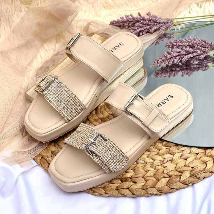 Cicim Sandal ban dua kombinasi gesper/sandal wanita/sandal cantik ...