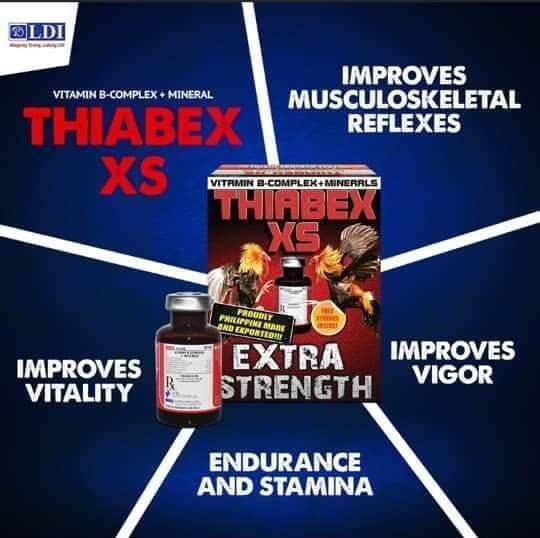 [FCR AGRIVET] LDI Thiabex XS B Complex 20ml for Gamefowl Rooster ...