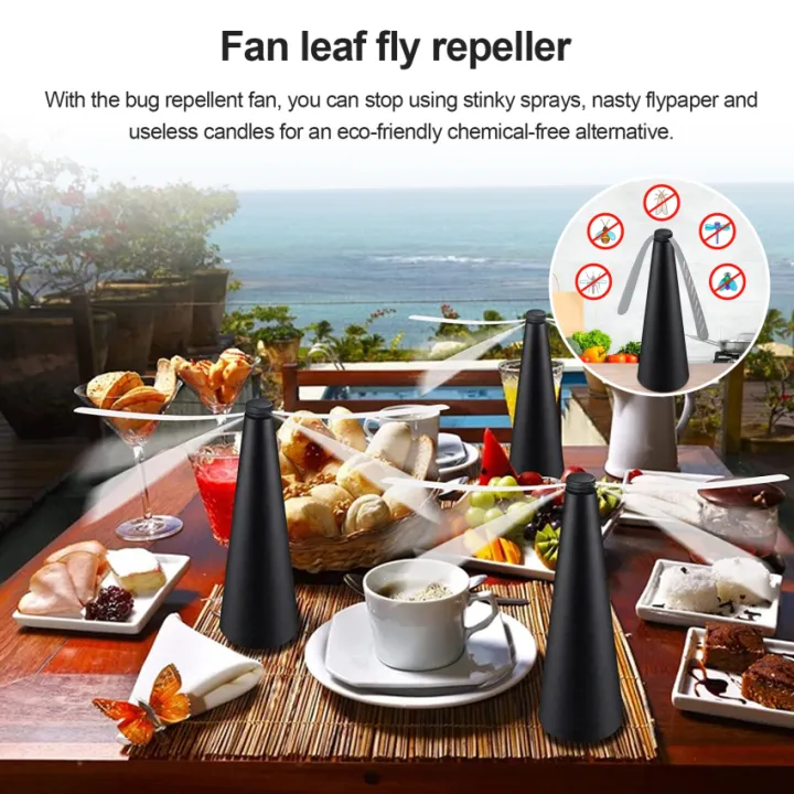 Outdoor Fly Repellent Fan, Outside Or Inside Table Use, Restaurant ...