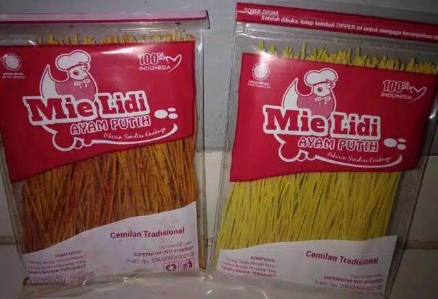 Mie Lidi Rasa Pedas dan Asin Gurih Renyah / Mie Lidi Ayam Putih 1 ...