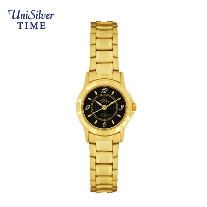 UniSilver TIME Whimsique Pair Women's Gold / Black Analog Stainless ...