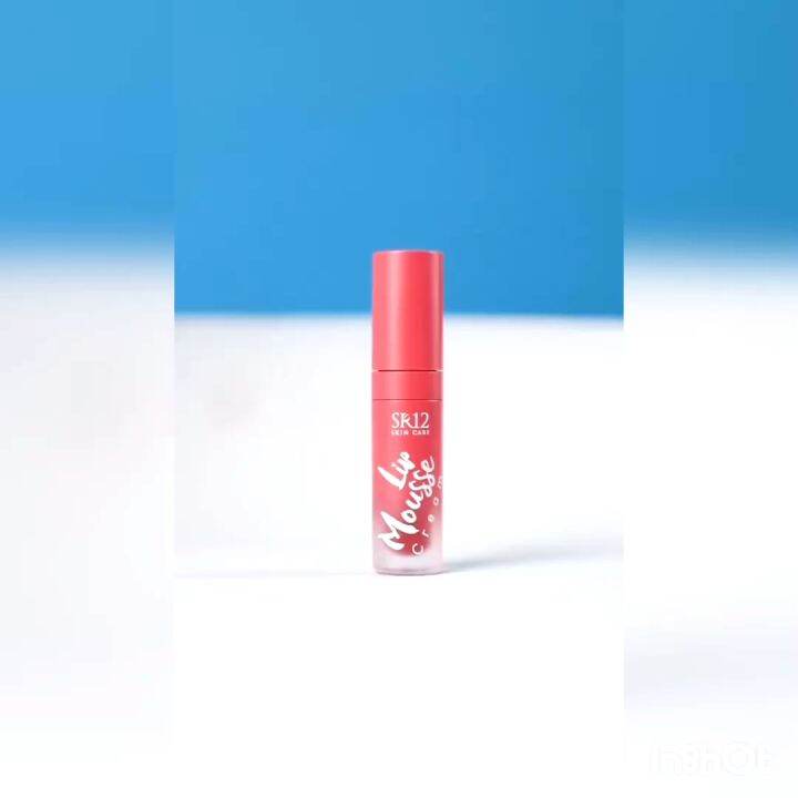 Lip Mousse Cream SR12 Memberikan Tampilan Bibir Lembab Segar Berwarna ...