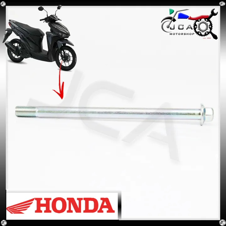 ORIGINAL HONDA FRONT WHEEL AXLE FOR CLICK 125 VERSION 1 & 2 GC, CLICK ...