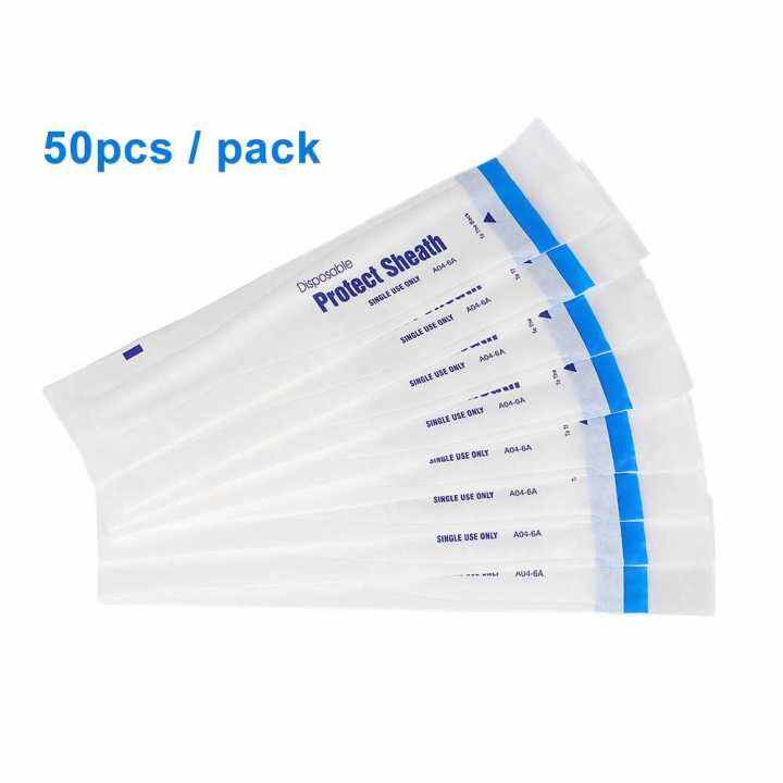 50 Pieces Disposable Protect Sheath Sleeves Covers for Intraoral Dental ...