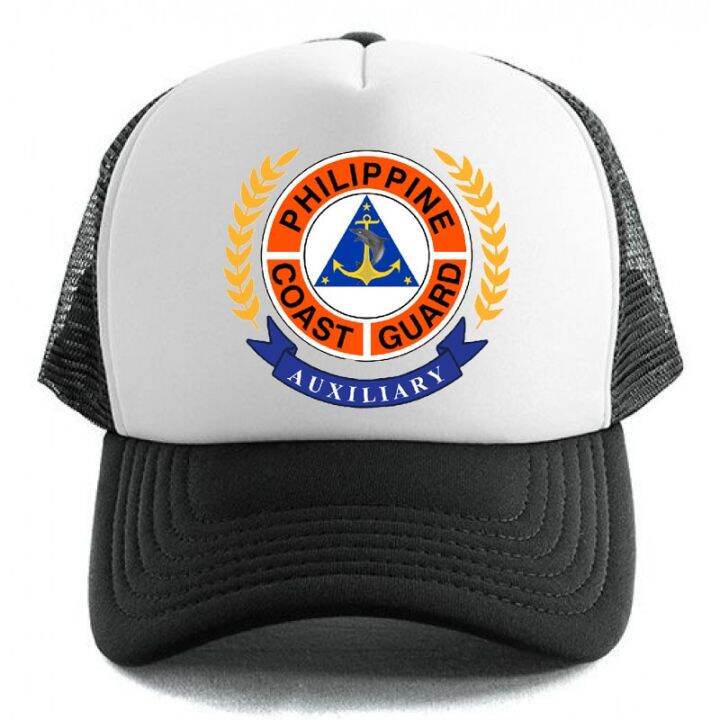 Philippine Coast Guard CoastGuard Auxiliary Trucker Net Cap Hat Mesh ...