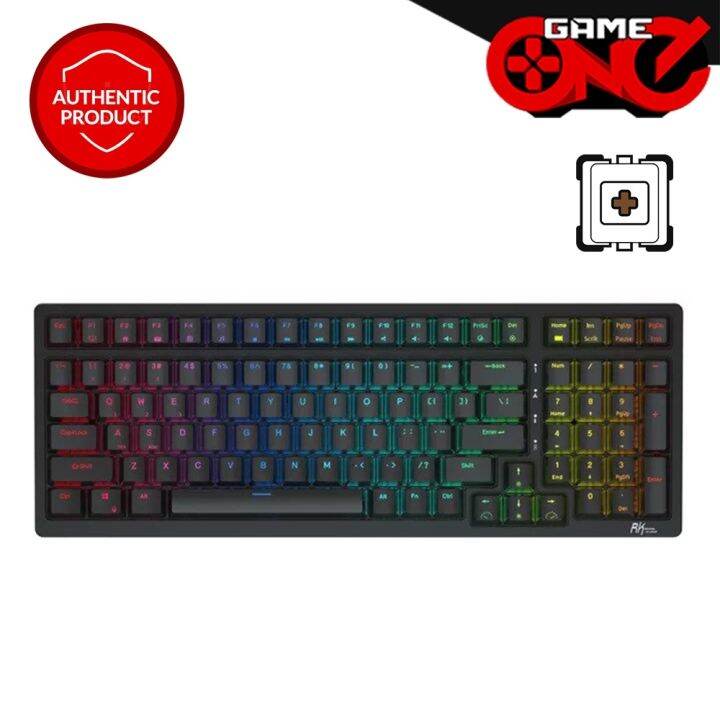RK Royal Kludge RK98 Tri-Mode RGB Mechanical Keyboard Hotswappable ...